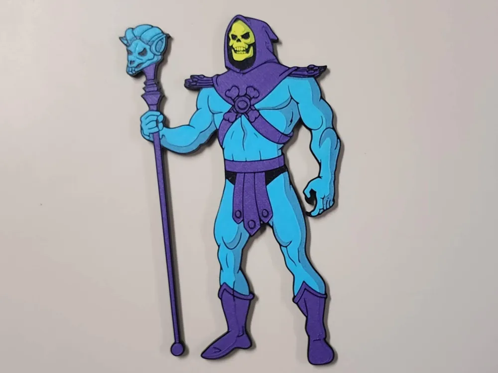 Skeletor Wall Art by briankstan MakerWorld: Download Free 3D Models