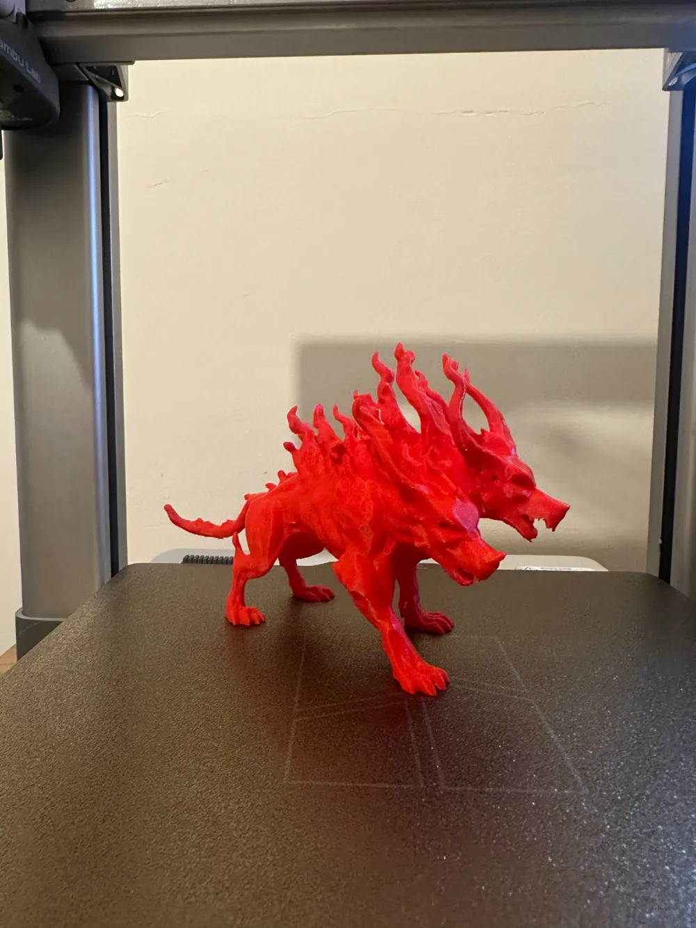 Fire Cerberus (3 headed dog). by 3D Fun - MakerWorld