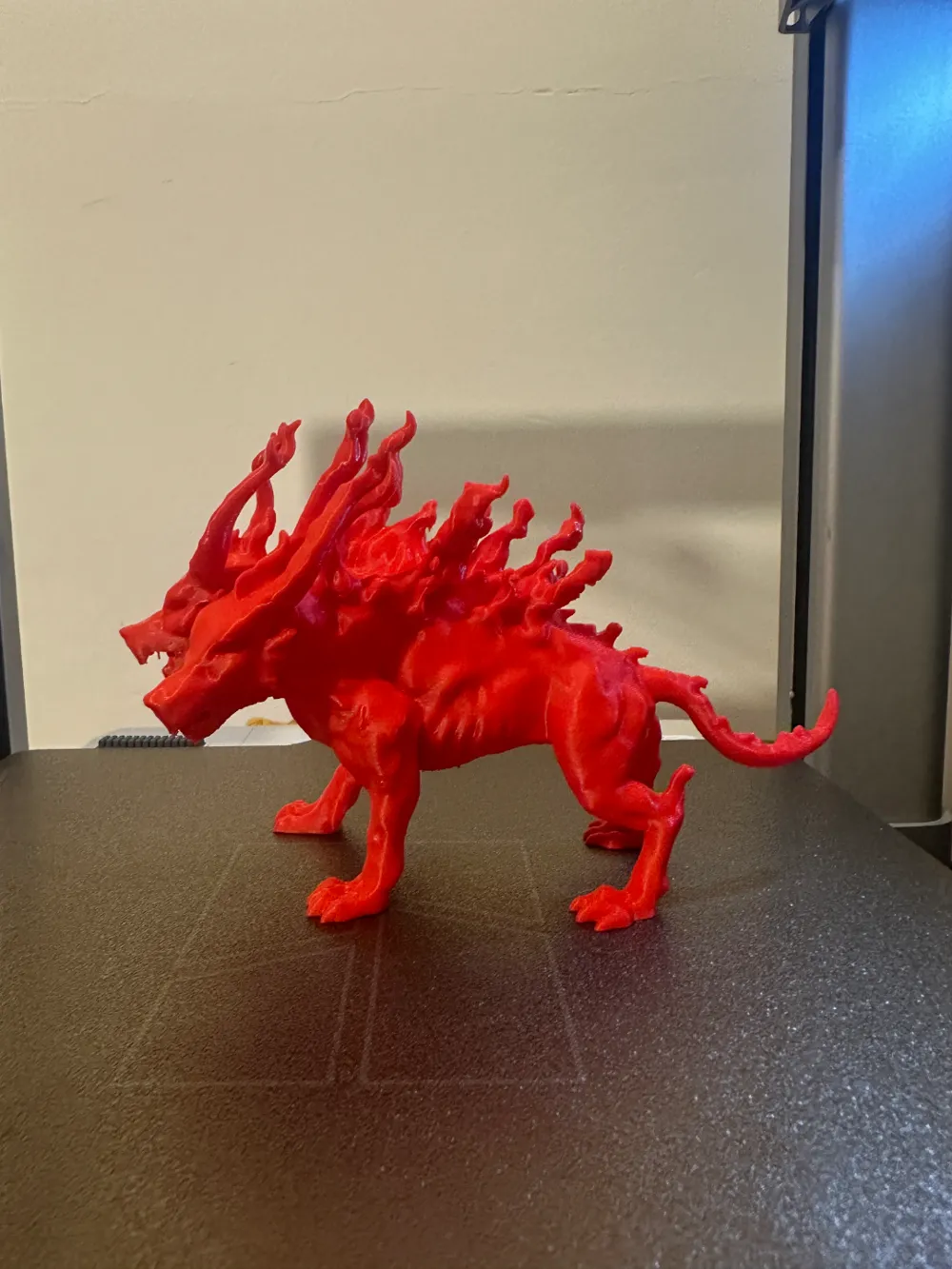 Fire Cerberus (3 headed dog). by 3D Fun - MakerWorld