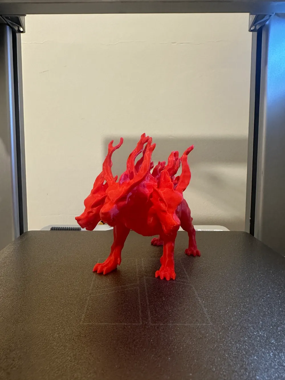Fire Cerberus (3 headed dog). by 3D Fun - MakerWorld