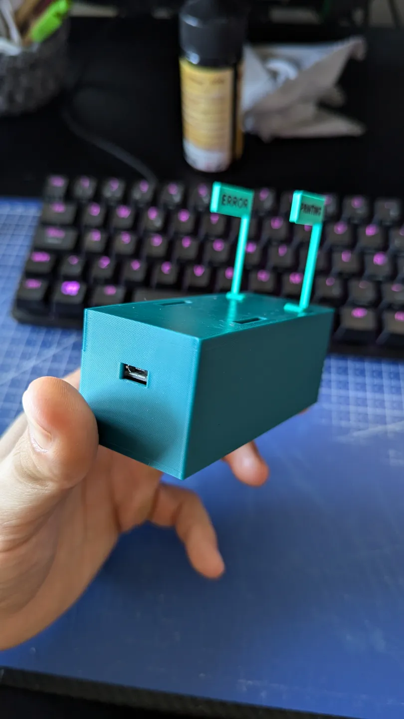 BambuFlag ESP32 servo notification system for X1C by avaloonunder MakerWorld: Download Free 3D ...