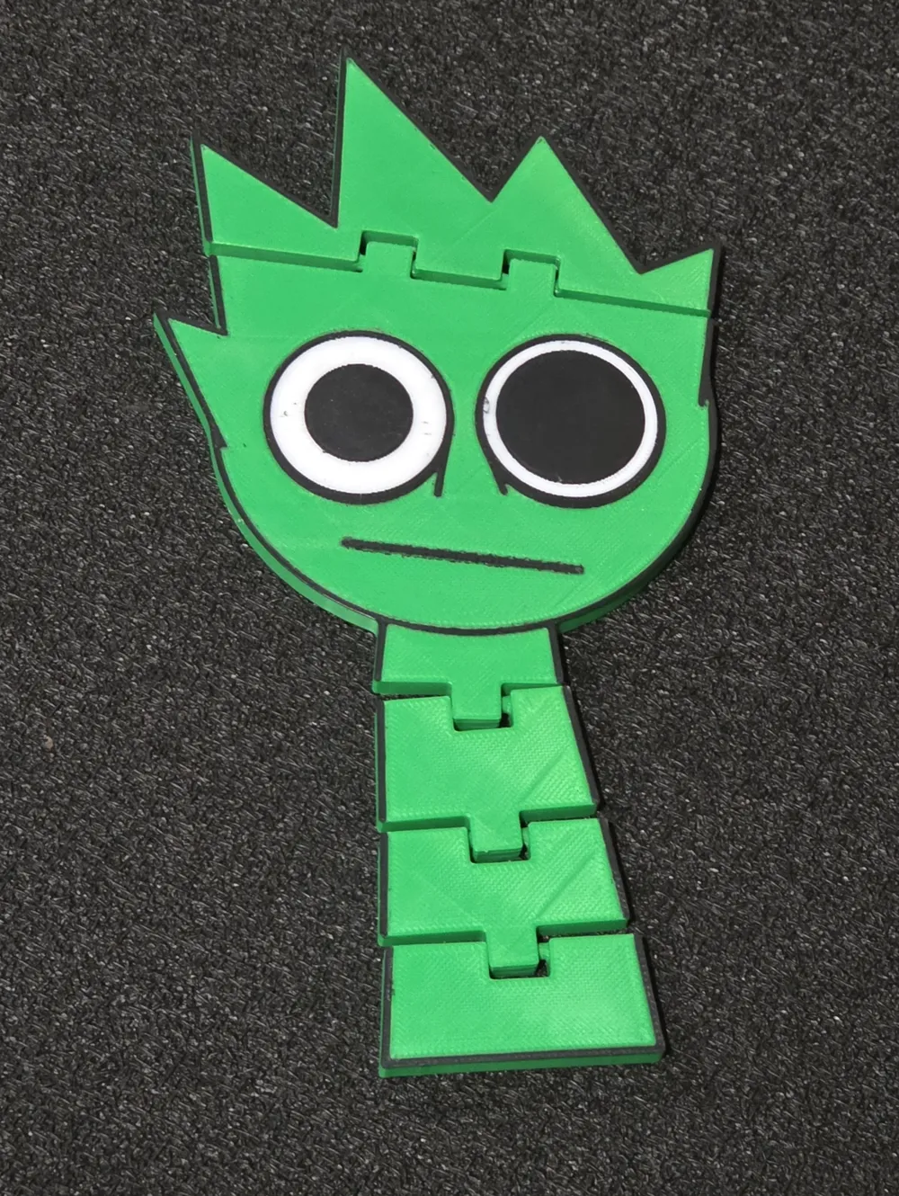 Articulating sprunki (lime) - Free 3D Print Model - MakerWorld