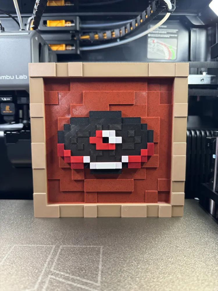 Lava Chicken Music Disc - Minecraft Item Frame - Free 3D Print Model ...