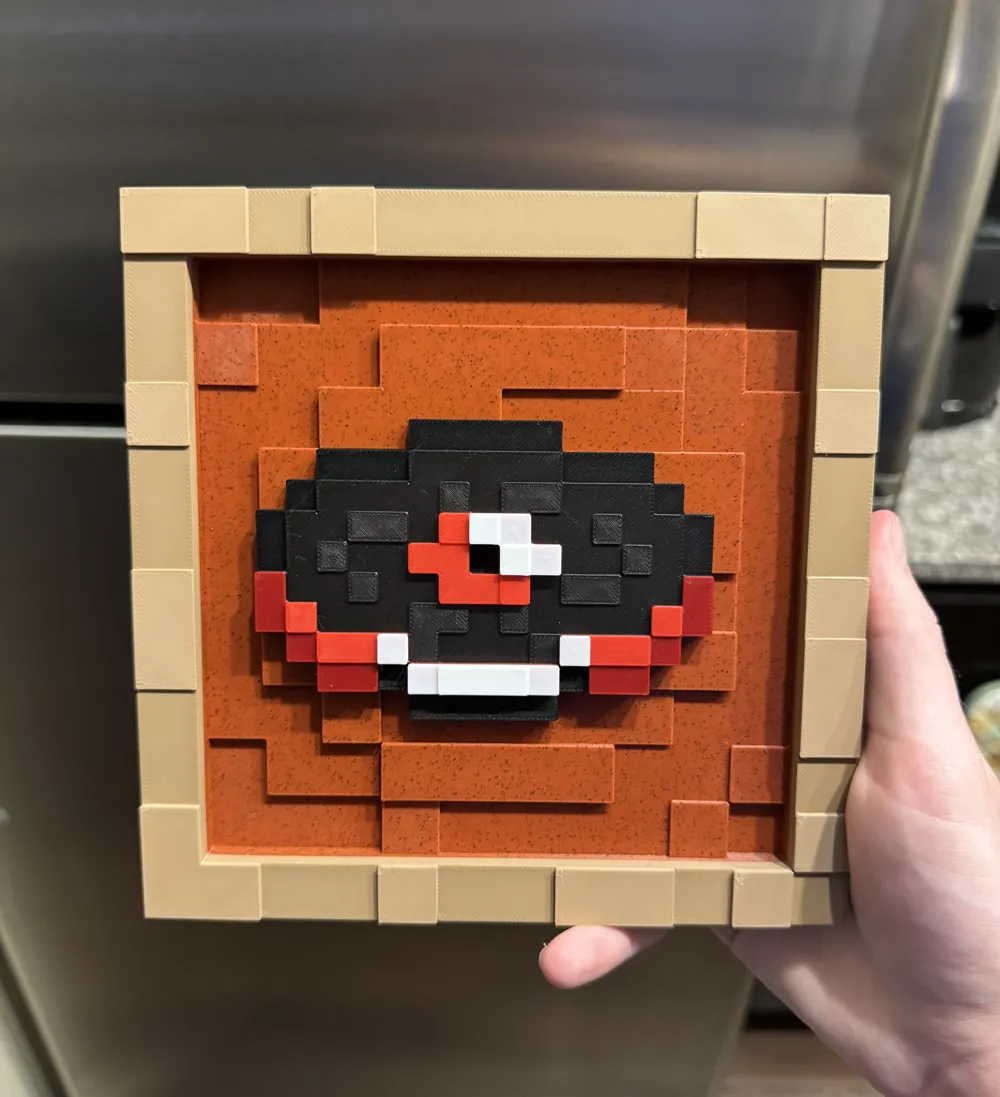 Lava Chicken Music Disc - Minecraft Item Frame - Free 3D Print Model ...