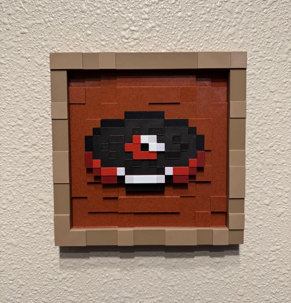 Lava Chicken Music Disc - Minecraft Item Frame - Free 3D Print Model ...