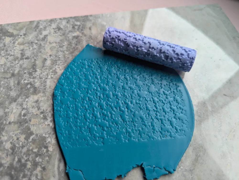 Floral Polymer Clay Texture Rollers by CutterSTL MakerWorld: Download ...