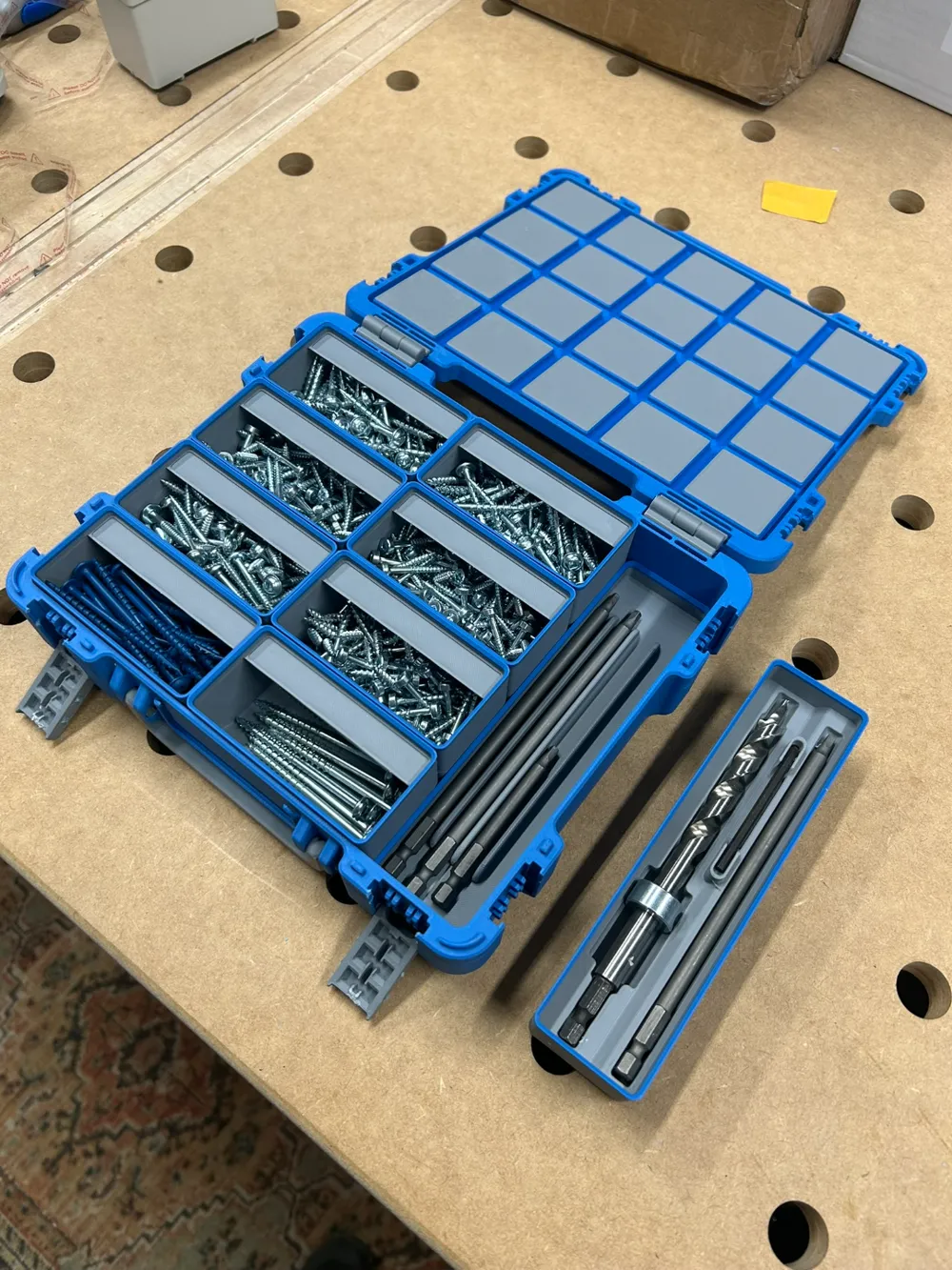 Gridfinity Kreg Pocket Hole Hardware & Drivers by schuylab MakerWorld ...