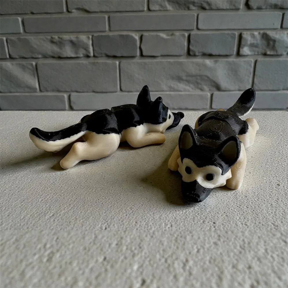 Mini Flexi German Shepherd Puppy - Free 3D Print Model - MakerWorld