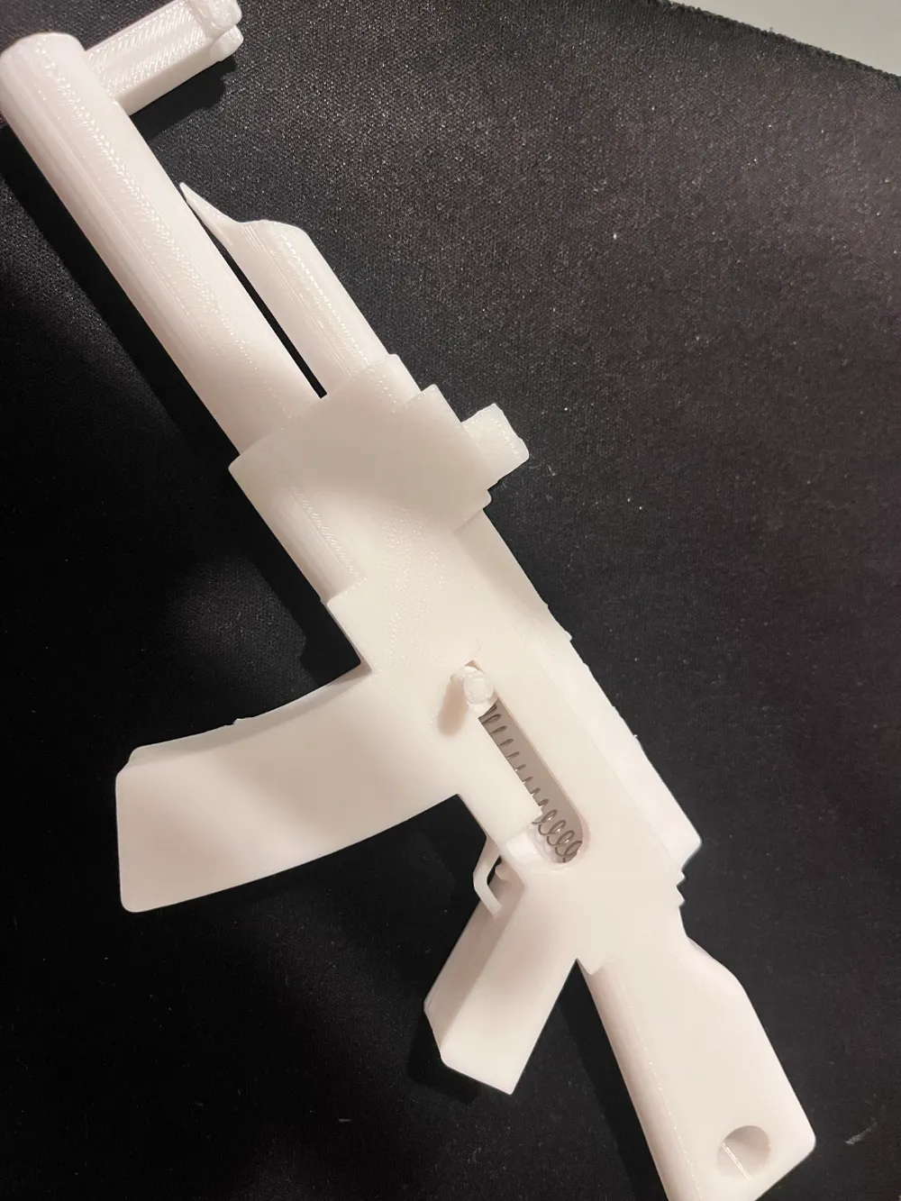 ak47 working bb gun print in place keychain by Unique prints on the go ...