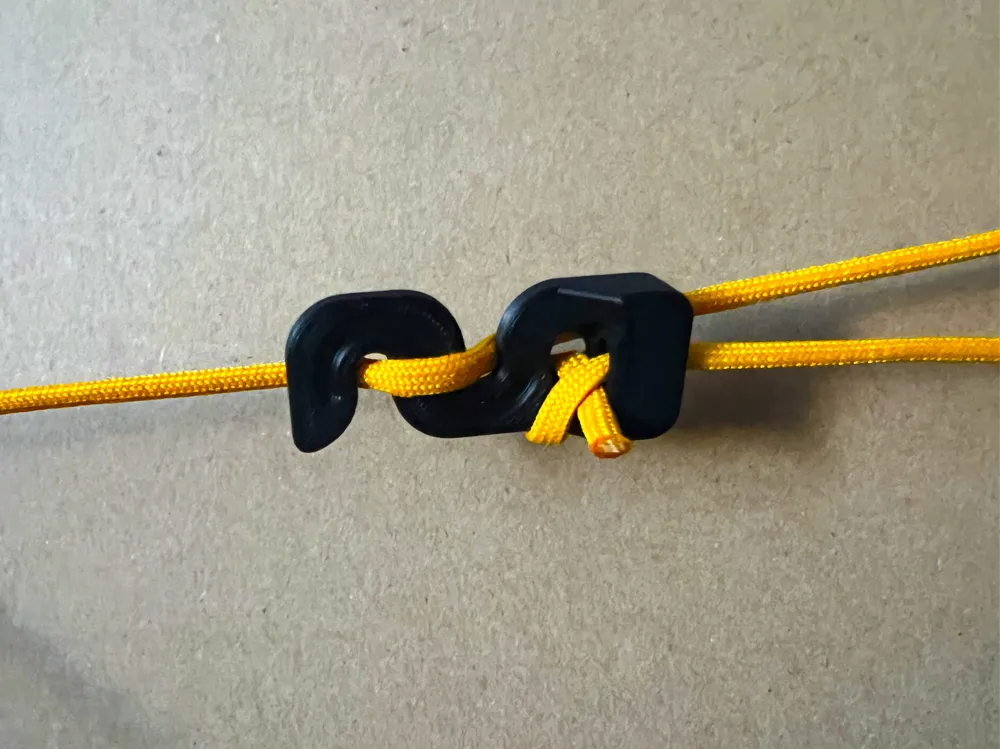 Paracord Rope Slide-In Tensioner Knotless by Fabri3DCanada - MakerWorld