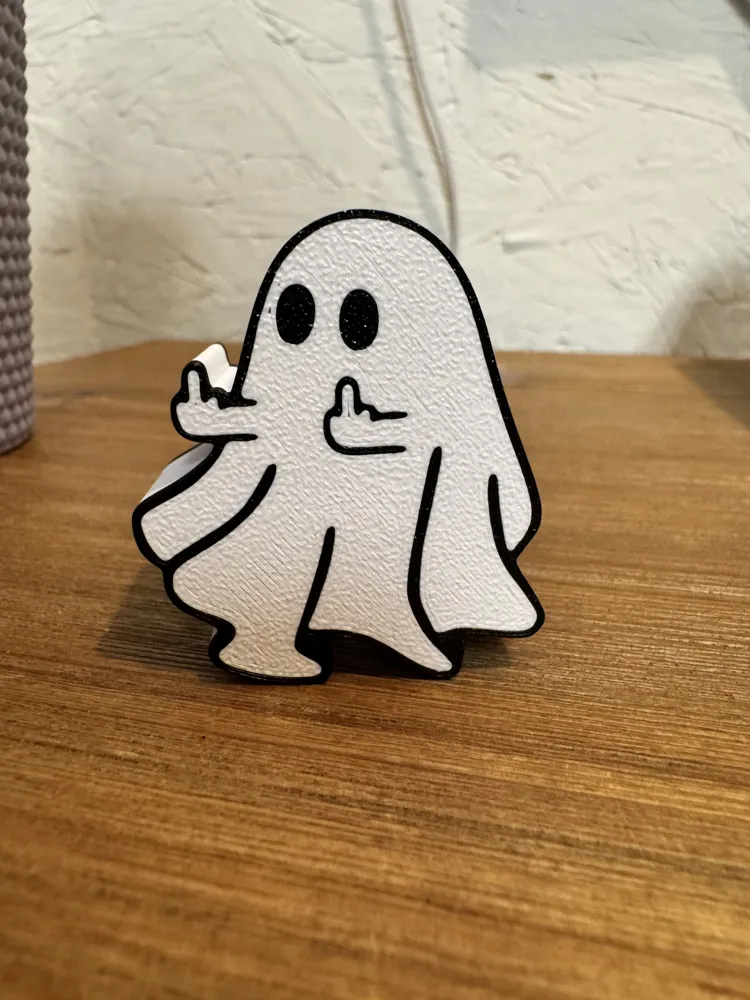 Ghost Finger StrawTopper - Free 3D Print Model - MakerWorld