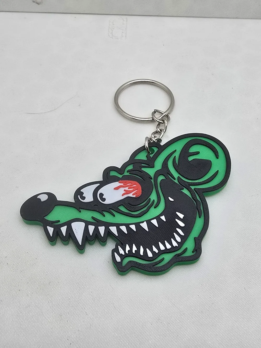 Rat Fink Keychain by dohara1985 MakerWorld: Download Free 3D Models