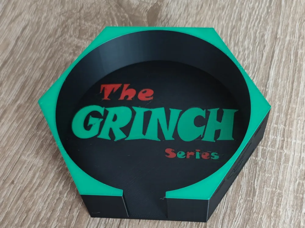 Coaster holder Grinch by Andreas Lietz - MakerWorld