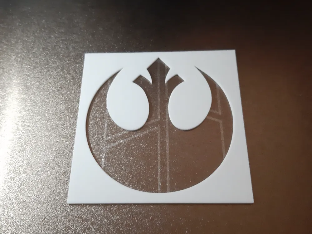 Rebel Alliance Logo Stencil by Games and Songs MakerWorld: Download ...