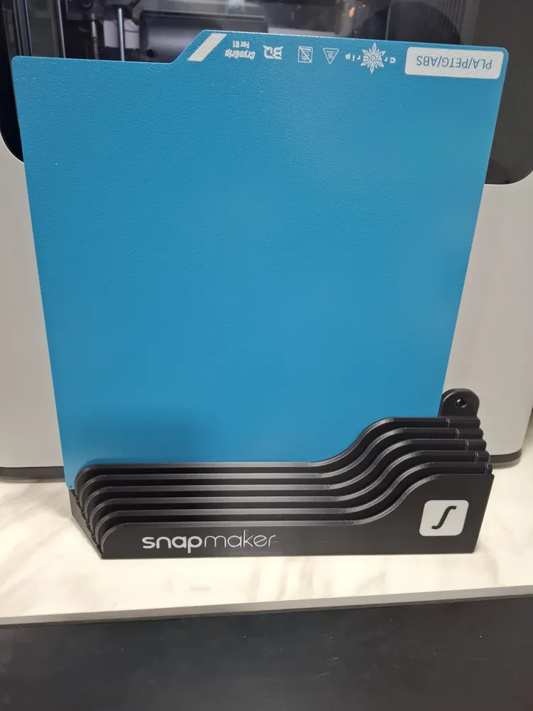 Snapmaker U1 print plate stand 4 or 6 plates - Free 3D Print Model ...
