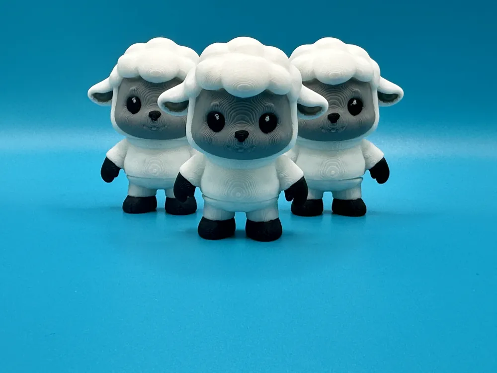 Cute Flexi Sheep - Free 3D Print Model - MakerWorld
