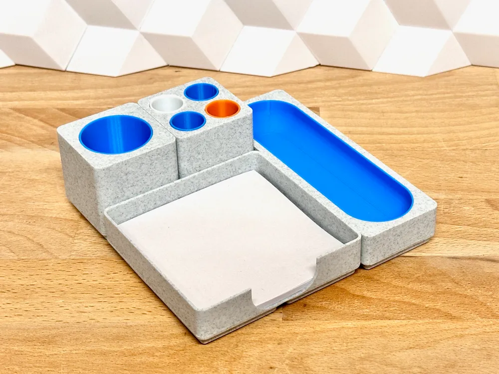 Gridfinity Post-It Holder - Easy to use clean look by GlennovitS 3D MakerWorld: Download Free 3D ...