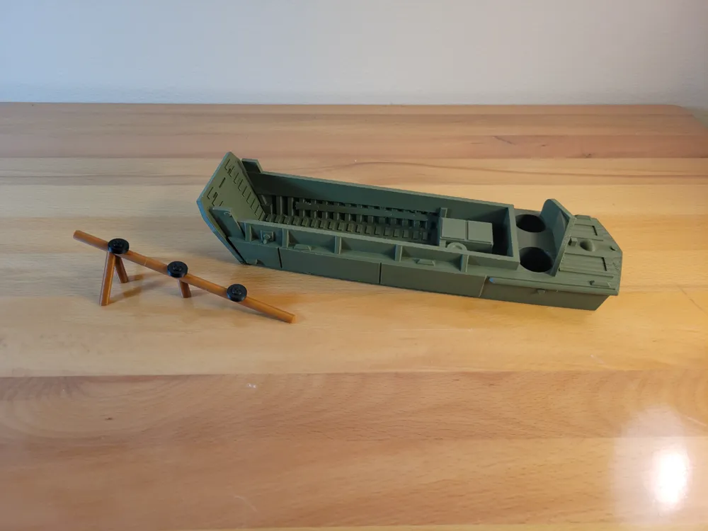 D-Day Beach Obstacle Log Ramp/Mined Log Ramp by Sgt. Hawk MakerWorld ...