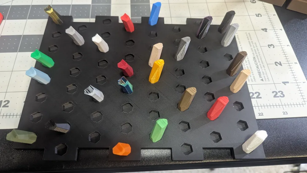 Kyber Crystal Color Swatch & Stand by Legomaniac - MakerWorld