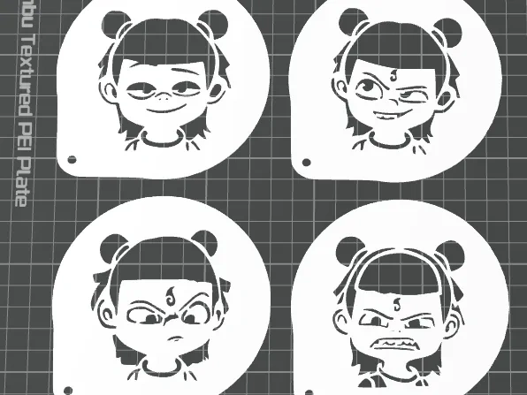 Nezha Coffee Powder Mold by hnaylz361 - MakerWorld