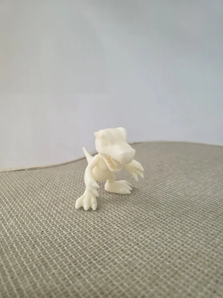 [Digimon] Agumon & Wargreymon Evolution - Free 3D Print Model - MakerWorld