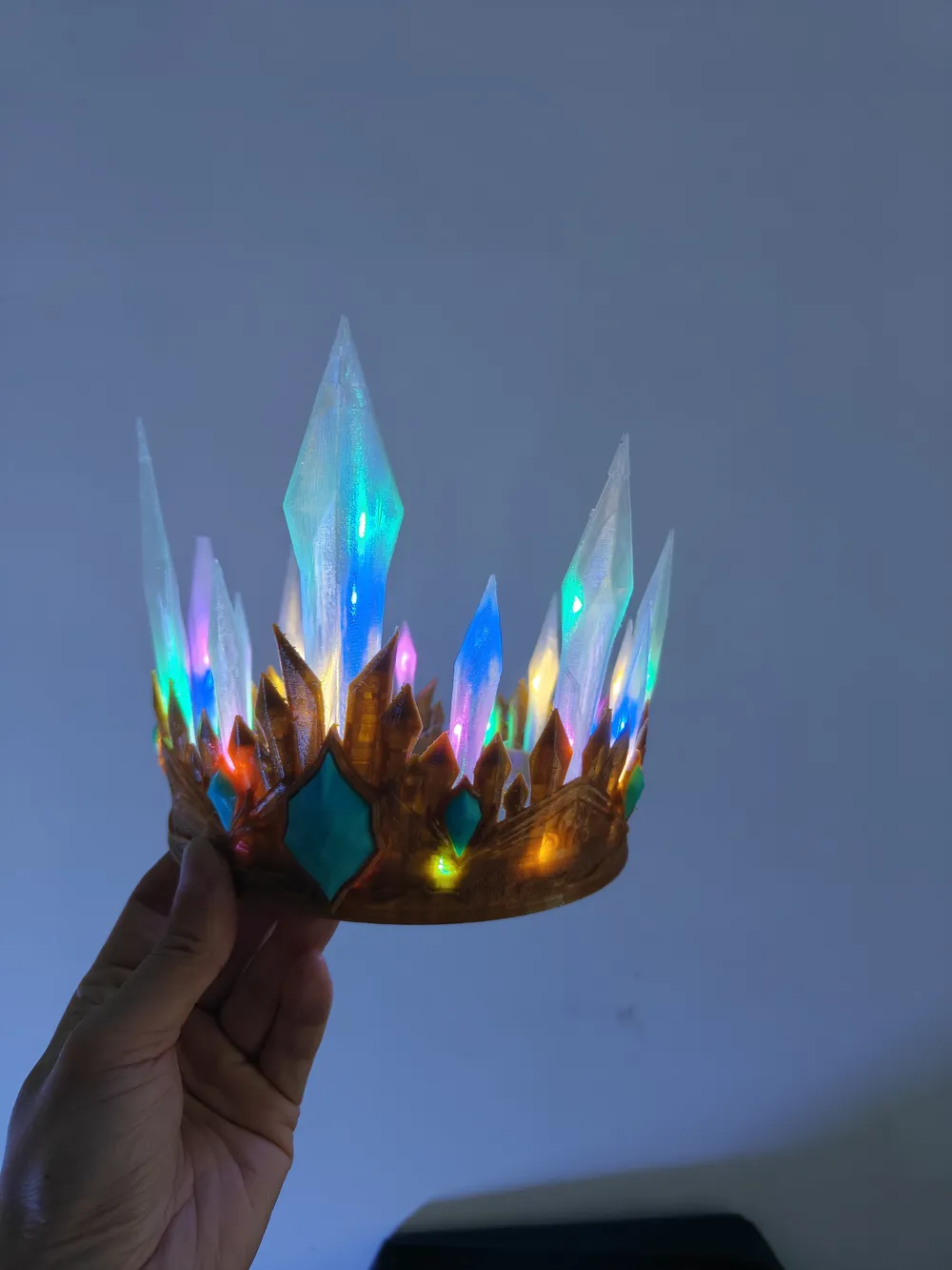 Crystal Crown - Free 3D Print Model - MakerWorld