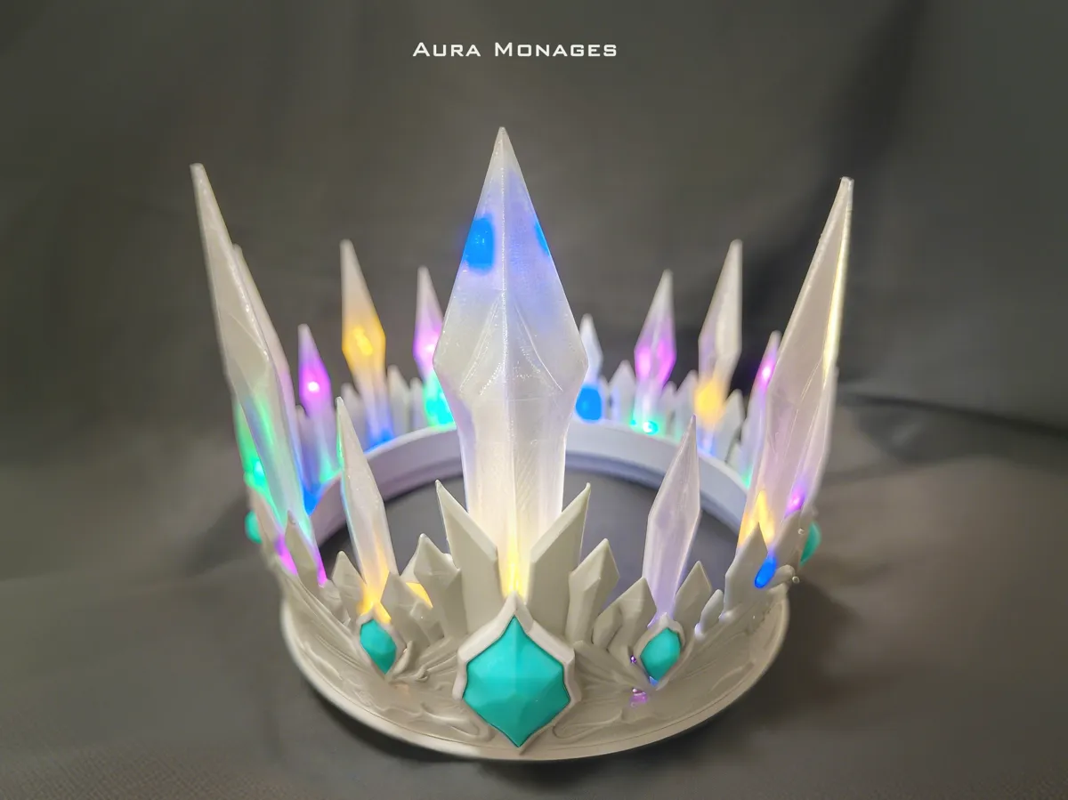 Crystal Crown by 老咸鱼 MakerWorld: Download Free 3D Models