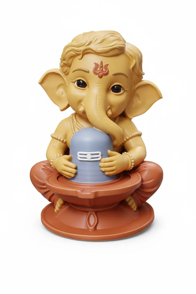 象头神甘尼萨 I Pillayar I 泰米尔神 - 免费 3D 打印模型 - MakerWorld