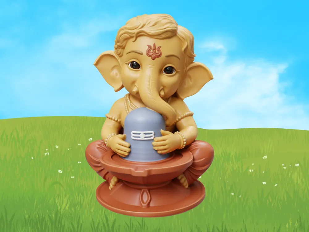 Lord Ganesha I Pillayar I Tamil God - Free 3D Print Model - MakerWorld