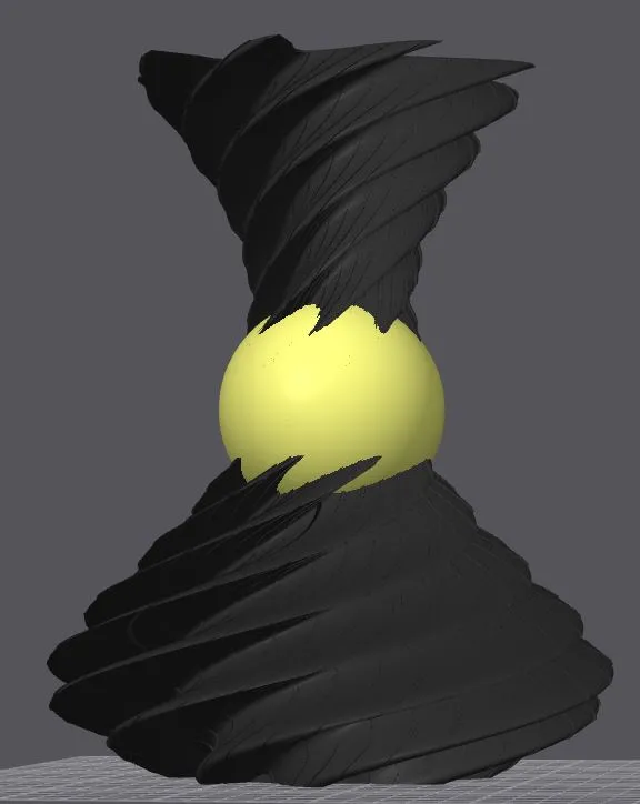 Vase gedreht Sphere Kugel Vessel by 3DMetalCave - MakerWorld