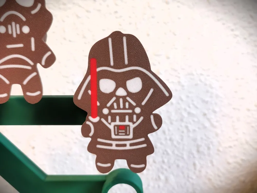 Giant Building Brick Christmas Star Wars Cookies - Free 3D Print Model ...