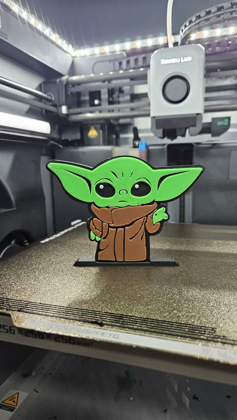 Grogu Table Stand by 5kyrunn3r - MakerWorld