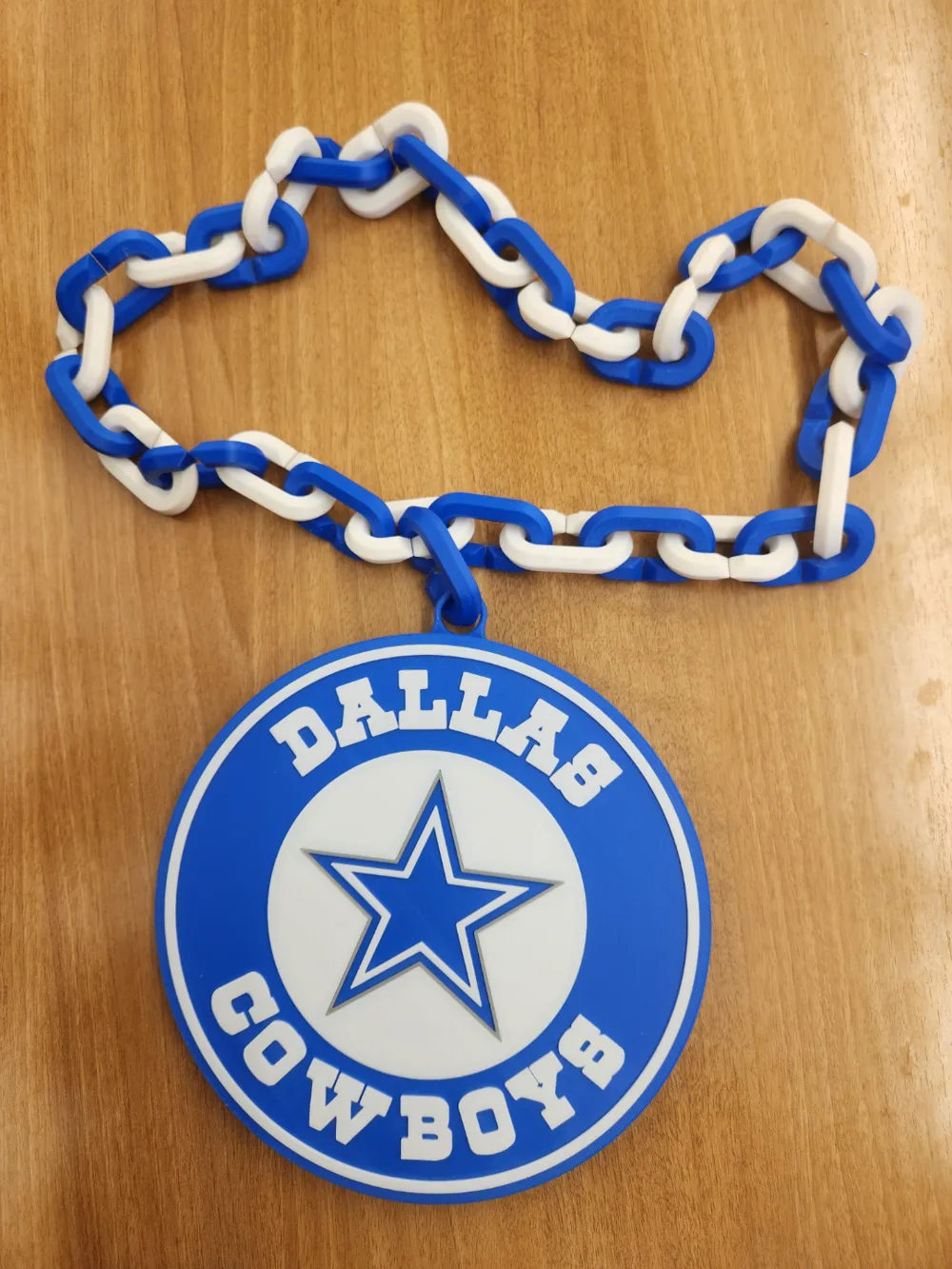 Dallas Cowboys Oversized Pendant and Chain - Free 3D Print Model ...