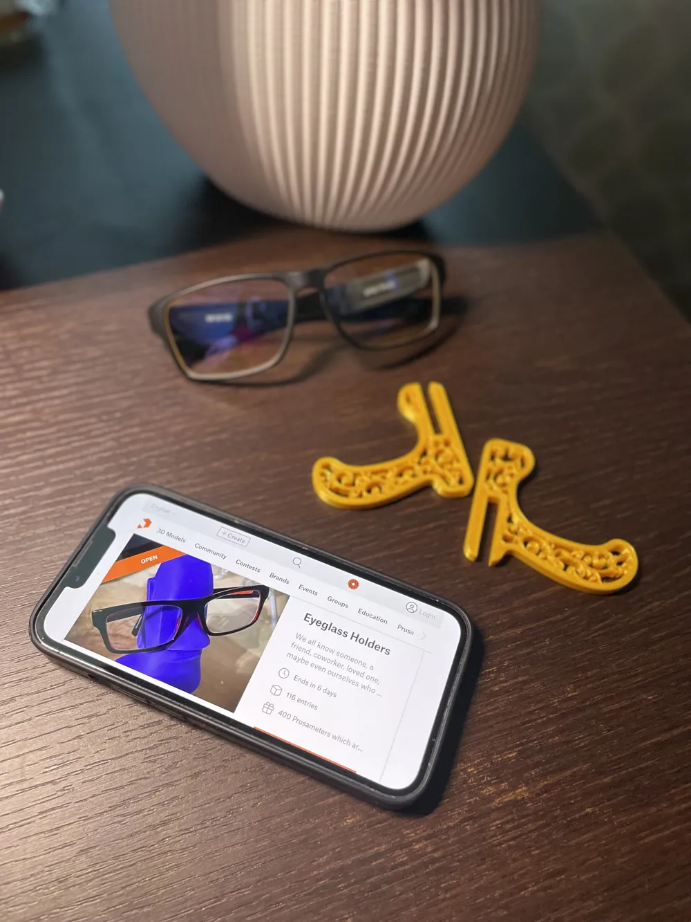 Glasses and mobile phone holders by evax design - MakerWorld