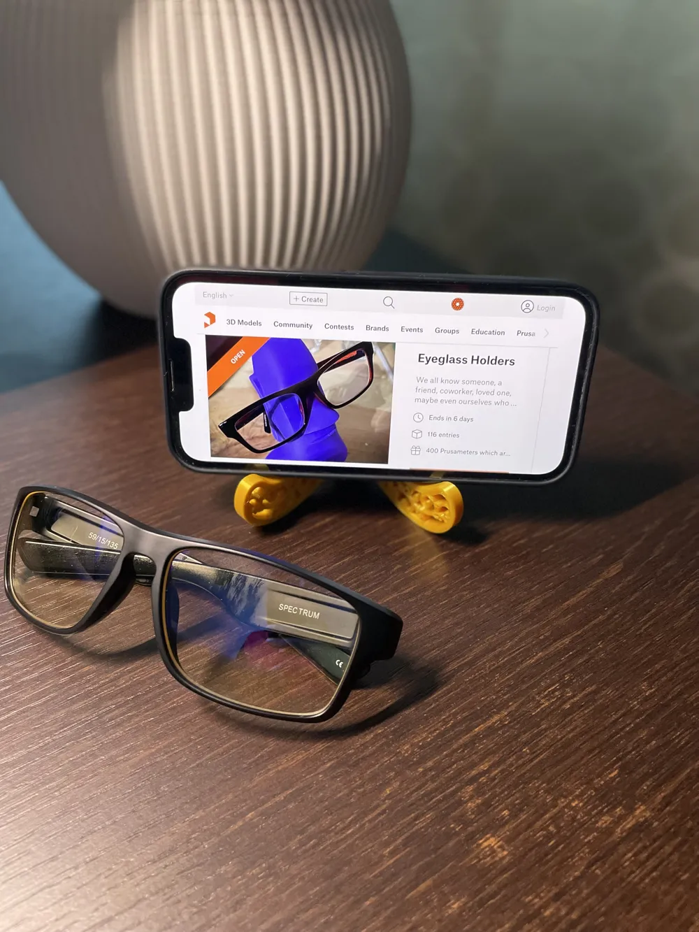 Glasses and mobile phone holders by evax design - MakerWorld