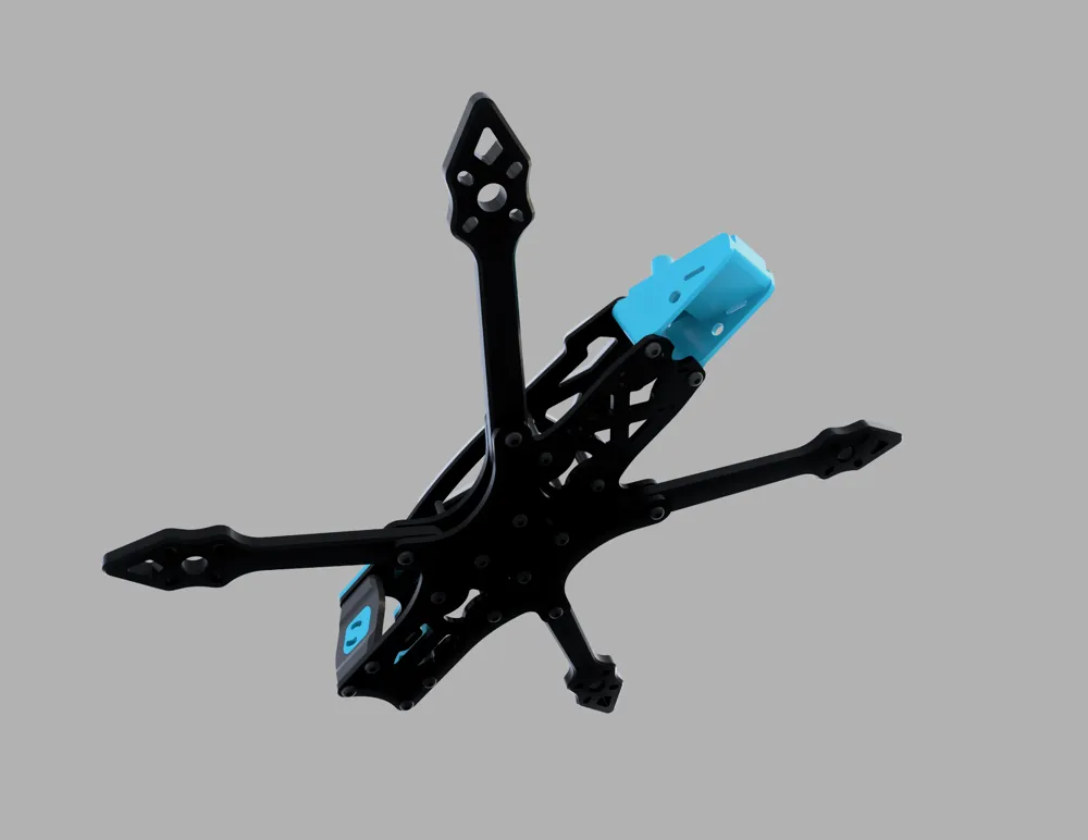 FPV Drone Frame PURIST DC 5 6 By PathfinderANT MakerWorld fpv-drone-frame-purist-dc-5-6-by-pathfinderant-makerworld