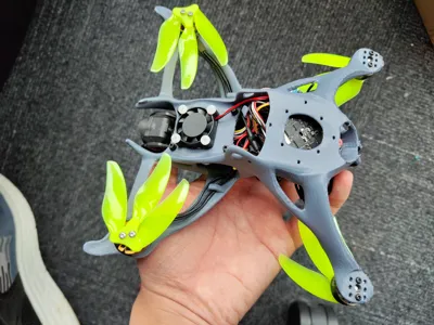 BM Aether 4 - The 4 inch unibody FPV drone frame by Dr. J. Ma ...