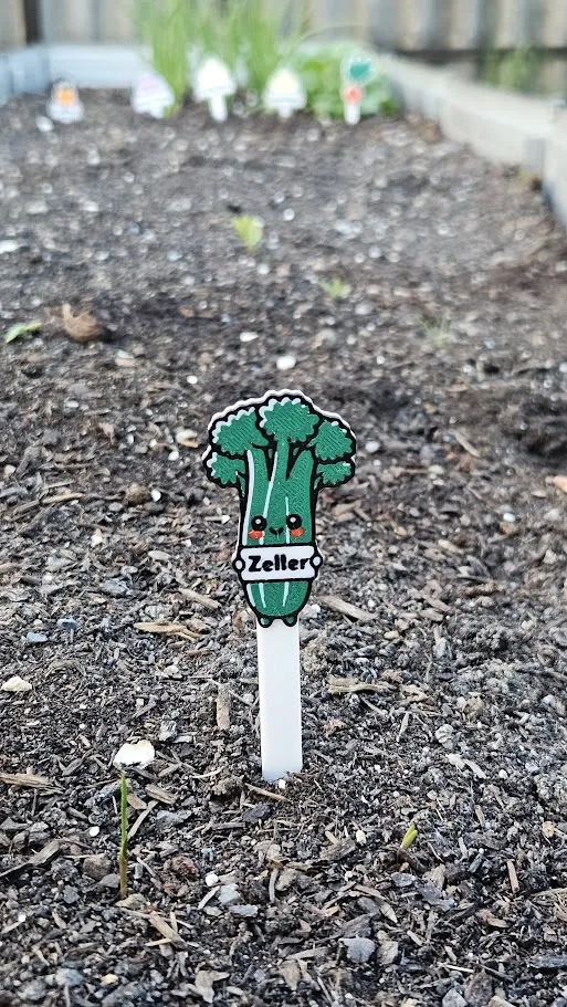 Cute Plant Markers – Celery & Parsley (HU/EN) - Free 3D Print Model ...