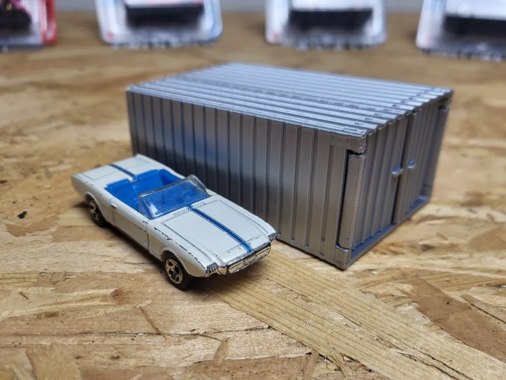 Hot Wheels Tin Garage scale 1/64 by Dariusz D MakerWorld: Download Free 3D Models