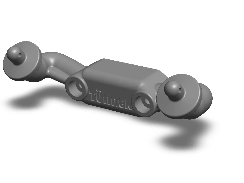 RC10T7 Front Body Post - Free 3D Print Model - MakerWorld