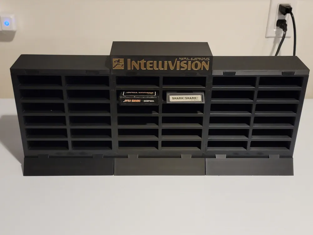 Intellivision Cartridge Storage Rack (modular) - Free 3D Print Model ...