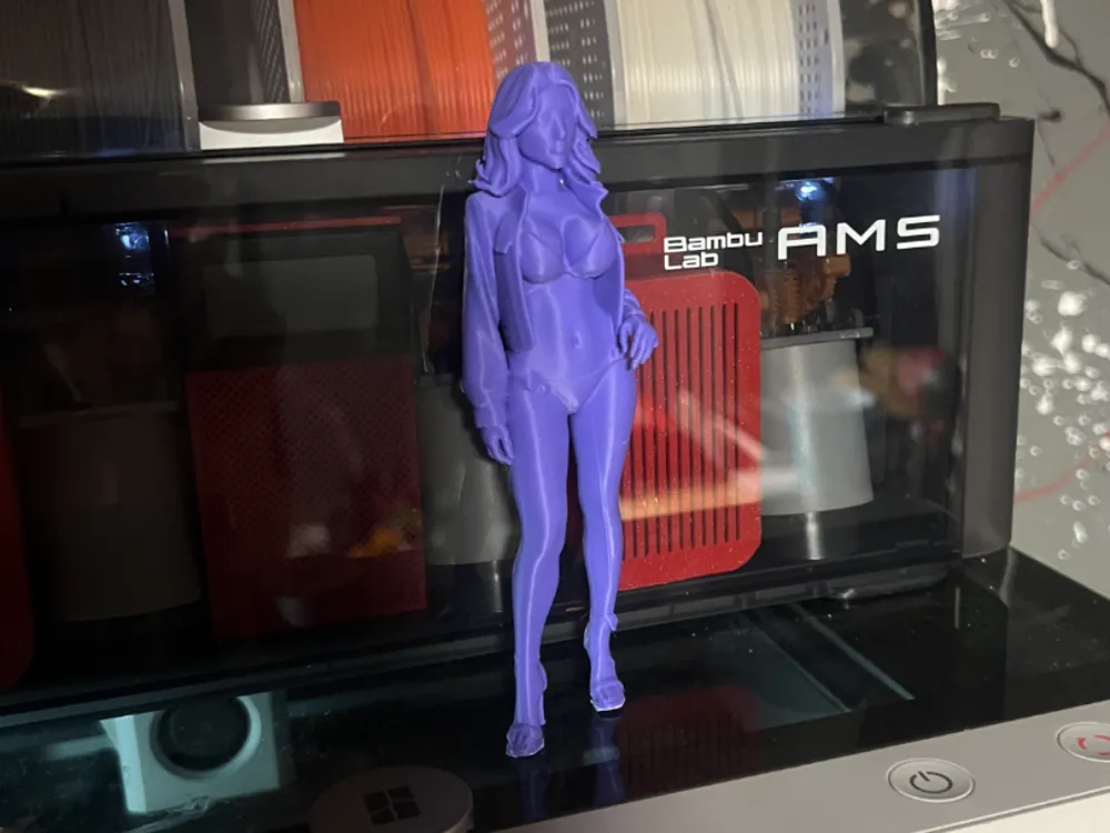 Sexy Pin-up Girl Miniature 3 by cole MakerWorld: Download Free 3D Models