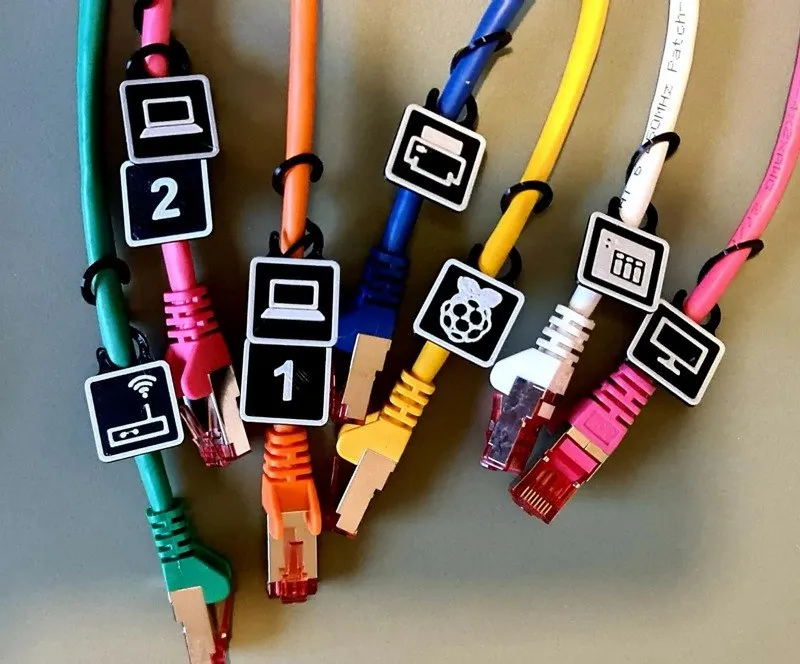 Cable label by Pro-Luke MakerWorld: Download Free 3D Models