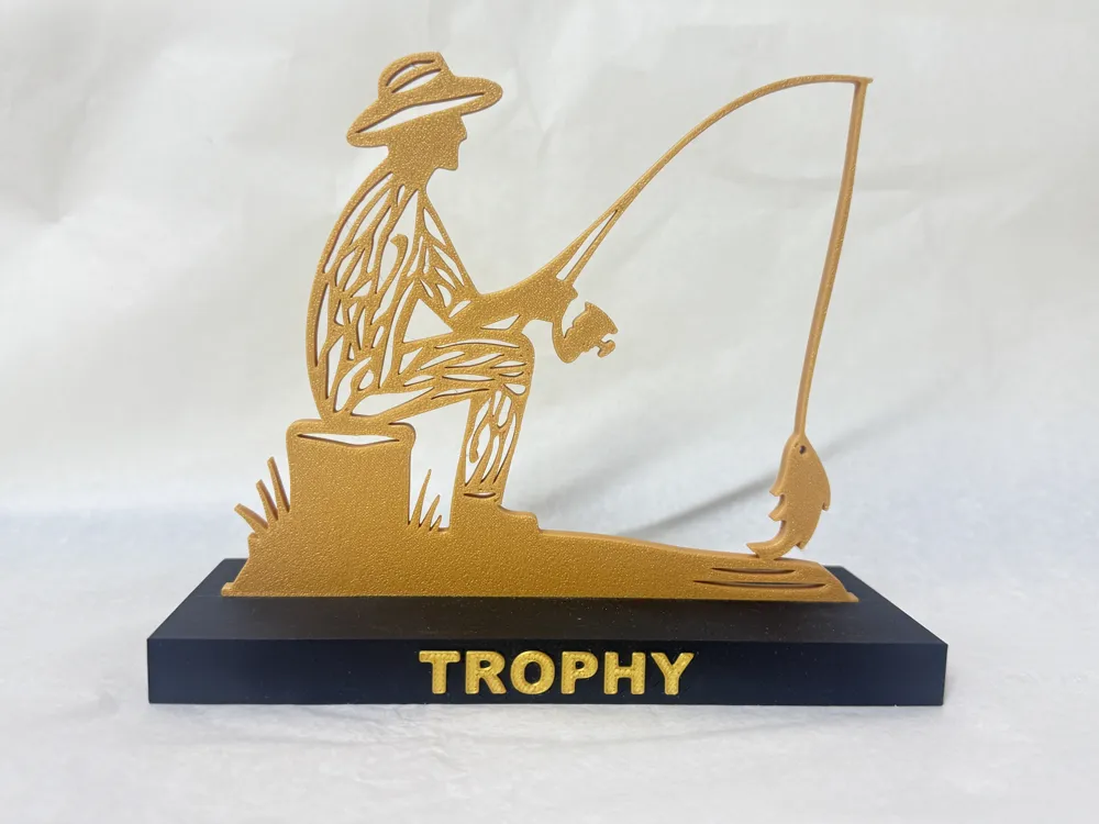 Trophée de pêche - Modèle d'Impression 3D Gratuit - MakerWorld
