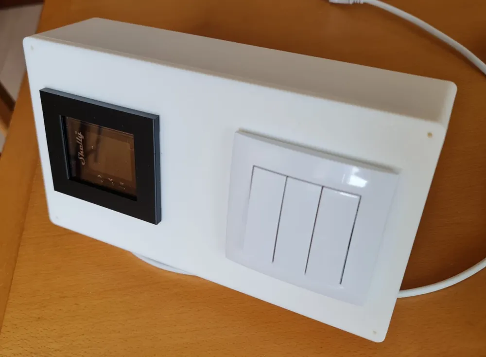 Enclosure for Shelly Wall Display and Switch - Free 3D Print Model ...