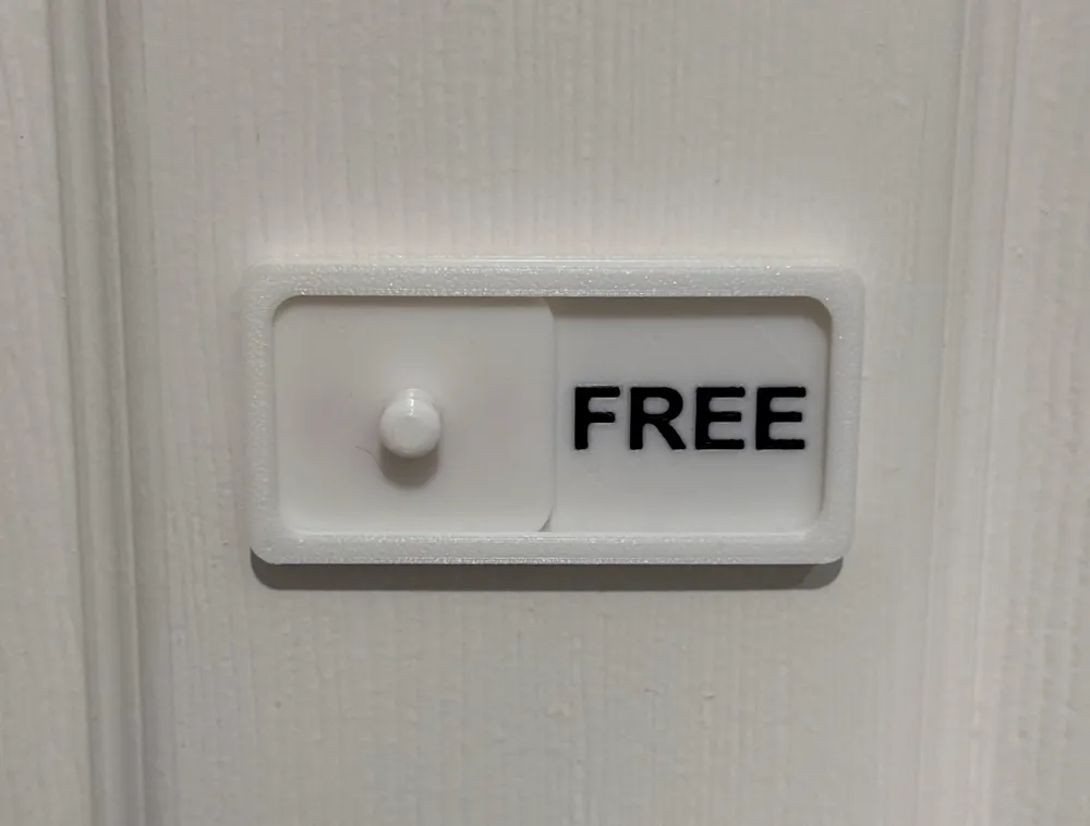 Sliding Occupancy Indicator by small3y - MakerWorld