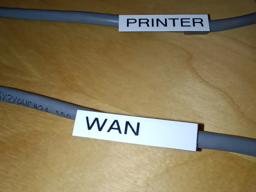 Ethernet cable tag/clip/label by hb2024 - MakerWorld