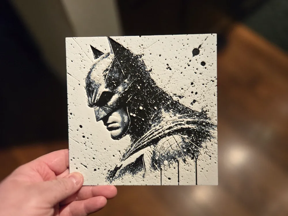 Graffiti Batman Hueforge by 3Ree Printing MakerWorld: Download Free 3D ...