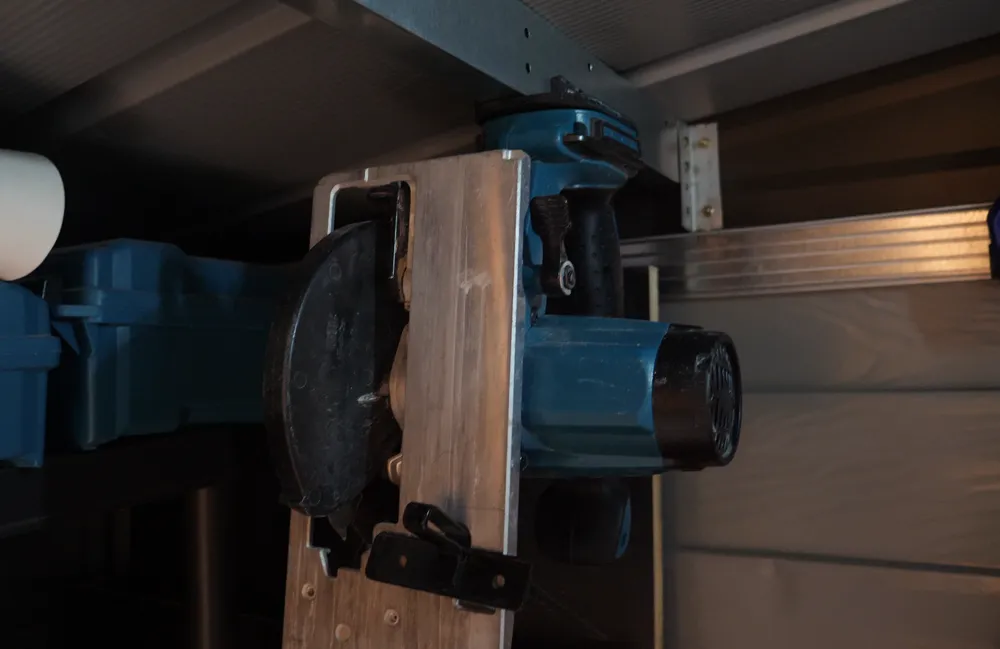 Makita Tool Mount For Arrow Shed Ceiling Rafters Remixed by ...