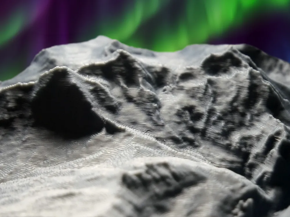 Eiger, Mönch, Jungfrau | Topographic 3D Map by justquickmake - MakerWorld